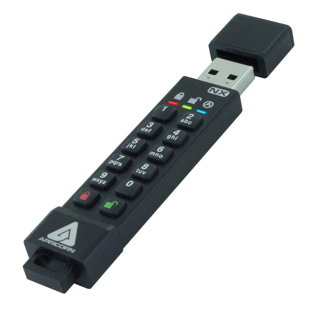 Apricorn Aegis Secure Key 3 NX 2GB 256-bit Encrypted FIPS 140-2 Level 3 ...